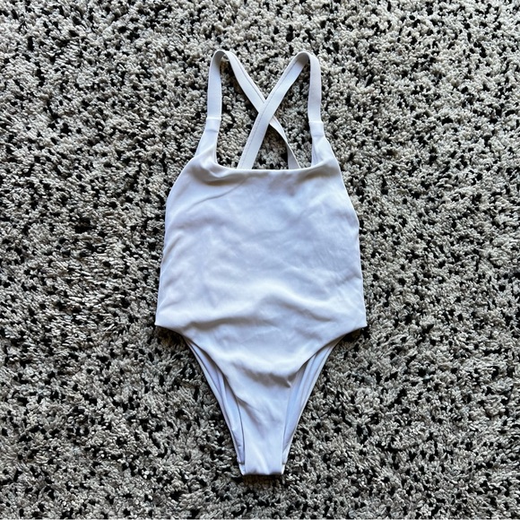 Speedo | Swim | Speedo Micro Ribbed Crossback One Piece Swimsuit High ...